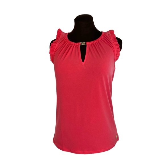 MICHAEL Michael Kors | Tops | Michael Michael Kors Coral Sleeveless ...